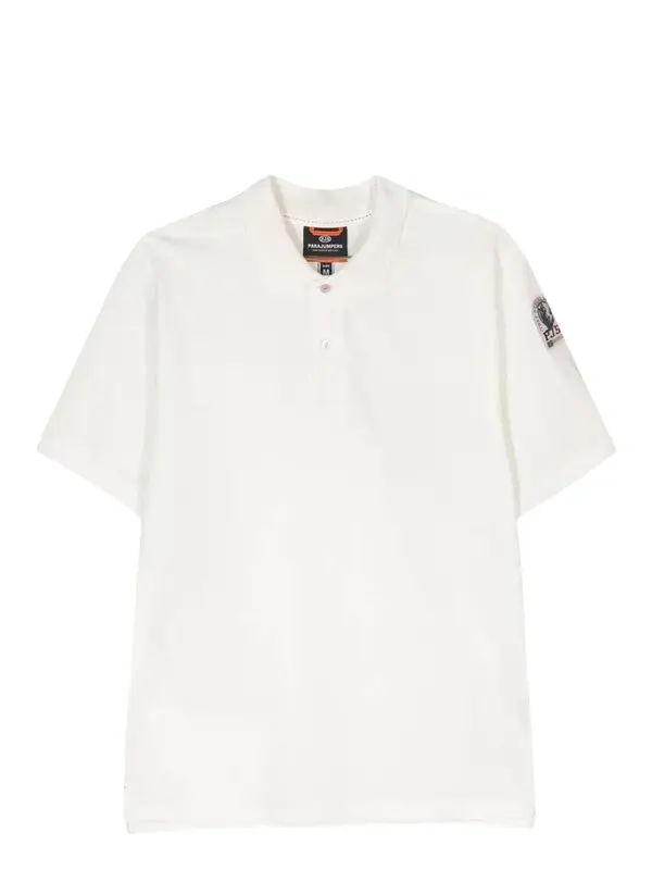PARAJUMPERS Gangapuma Cotton Polo Shirt - Neutrals