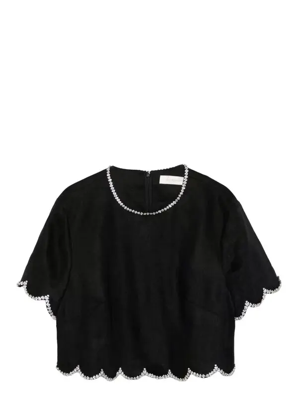 Zimmermann Crush Top - Black
