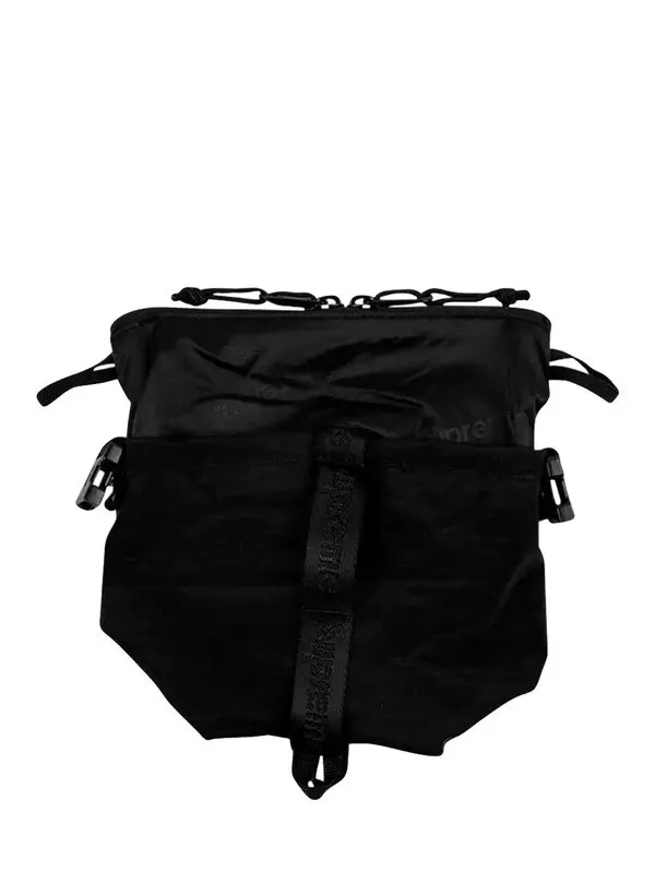 Supreme Logo-print Neck Pouch - Black