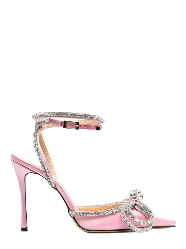 Mach & Mach Embellished Pointed Pumps - Pink