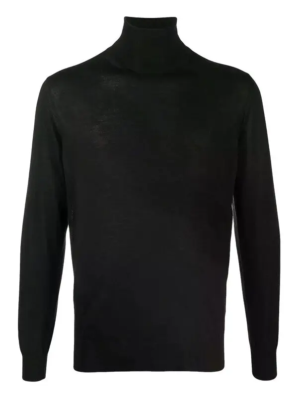 CRUCIANI Roll-neck Jumper - Black