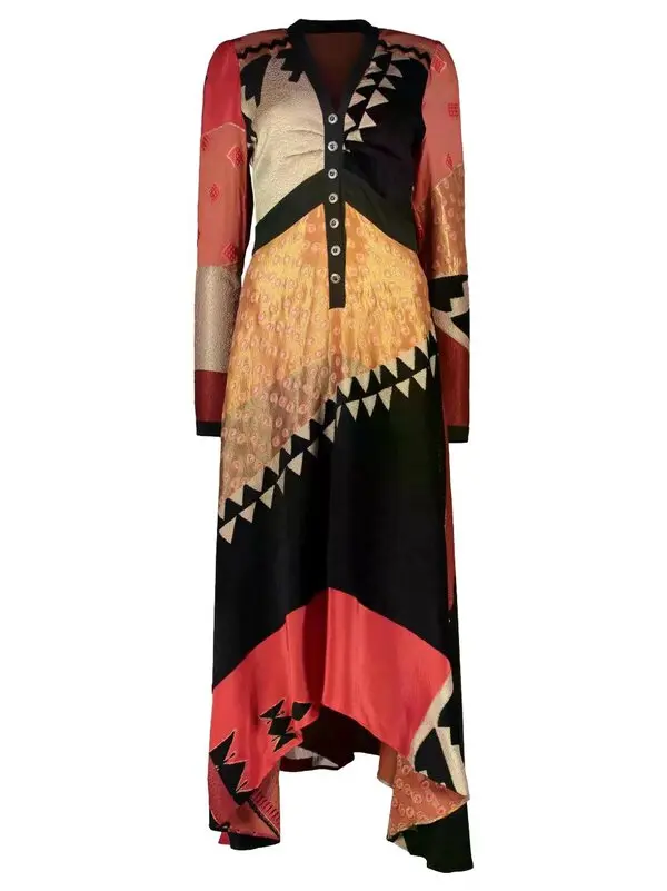 Etro Silk-blend Dress - Red