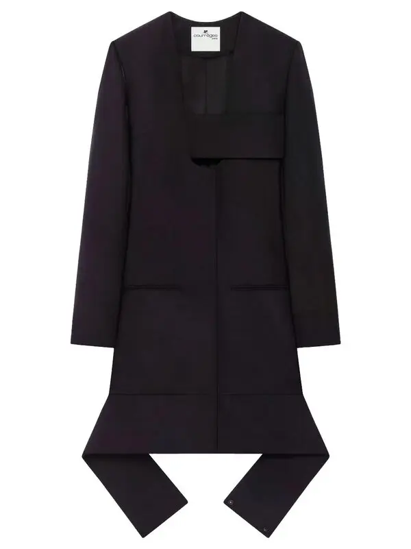 COURREGES Infinity Mini Dress - Black