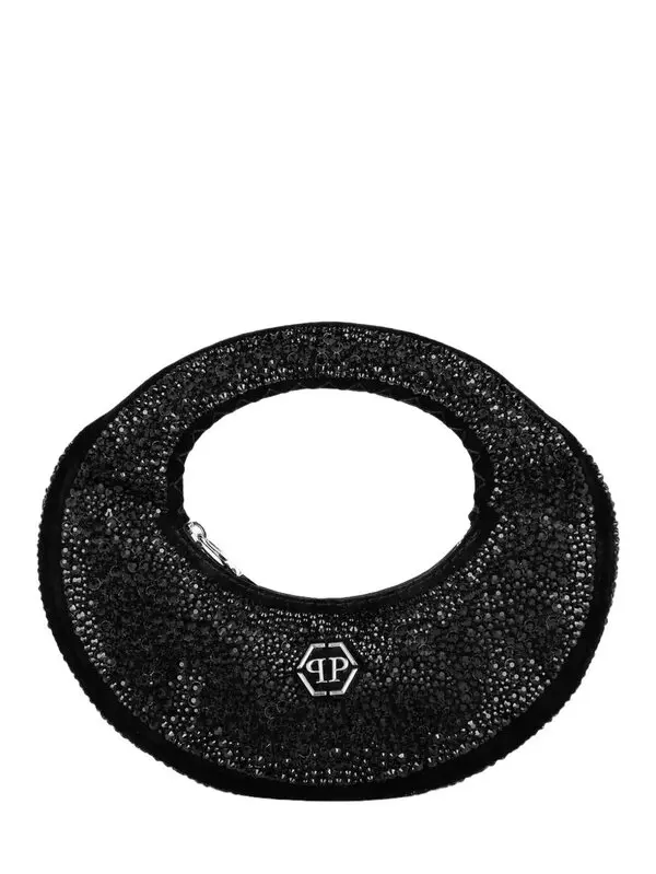 Philipp Plein Crystal-embellished Mini Bag - Black
