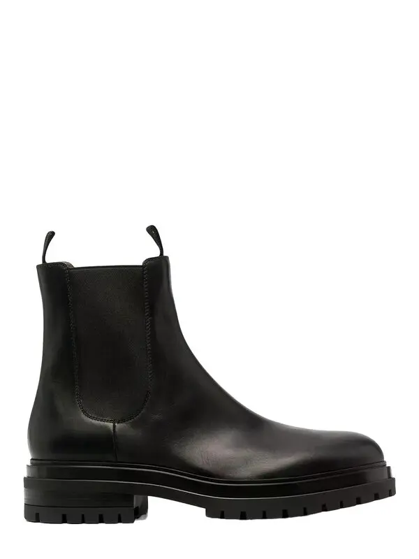 GIANVITO ROSSI Elasticated Side-panel Boots - Black