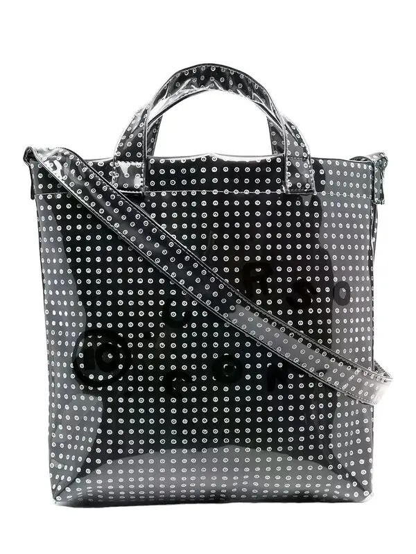 10 CORSO COMO Monogram Print Tote - Black