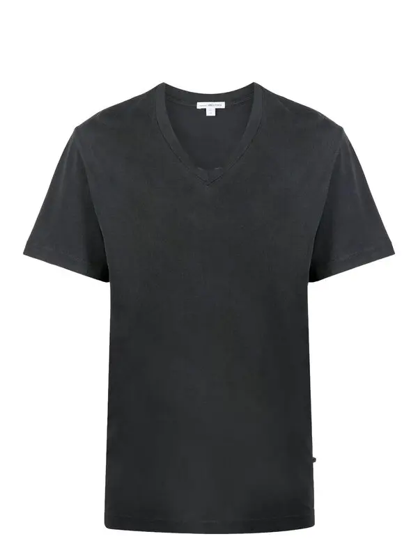 JAMES PERSE Short-sleeve V-neck T-shirt - Grey
