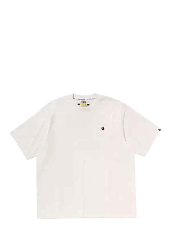 A BATHING APE Logo-print T-shirt - Neutrals