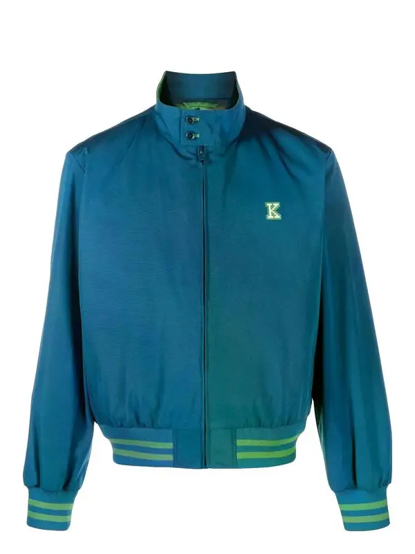 Kenzo Graphic Logo-print Track Jacket - Blue