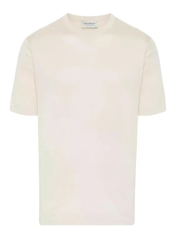 John Smedley Fine-knit Cotton T-shirt - Neutrals