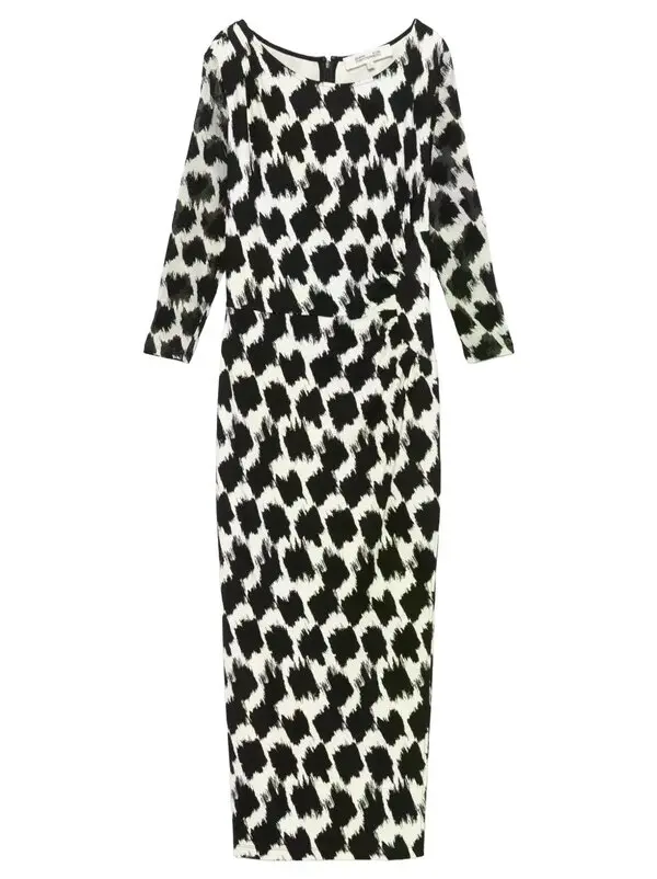 Diane Von Furstenberg Linea Midi Dress - Neutrals