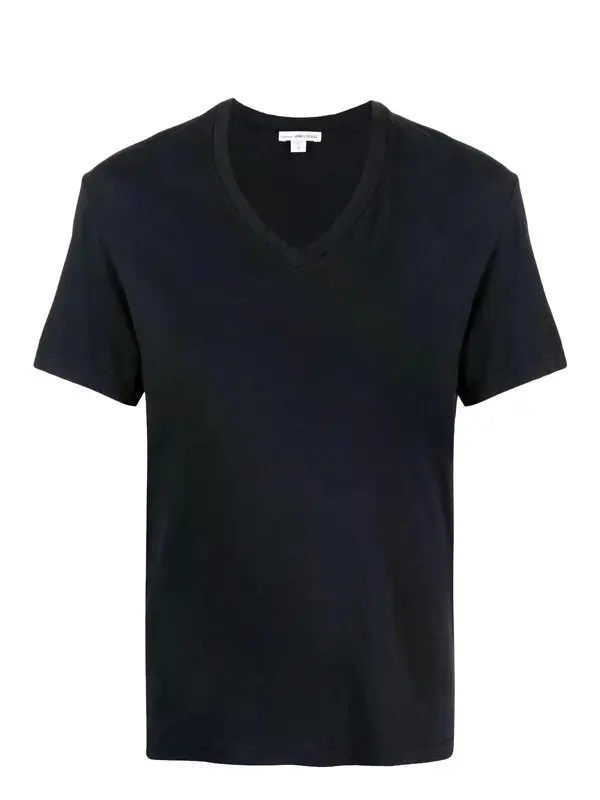 JAMES PERSE Short-sleeve V-neck T-shirt - Blue