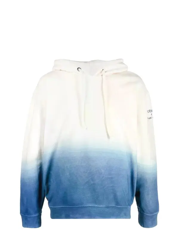 Iceberg X Kailand O. Morris Gradient Hoodie - Blue