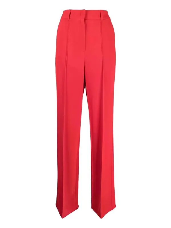Goen.j Straight-leg Tailored Trousers - Red