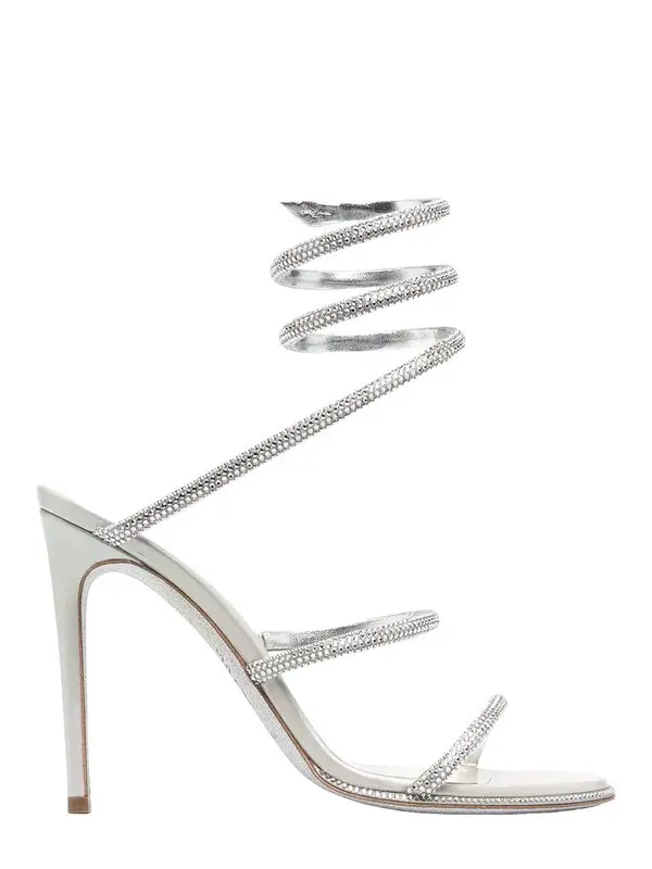 Rene Caovilla Cleo Open-toe Sandals - Grey