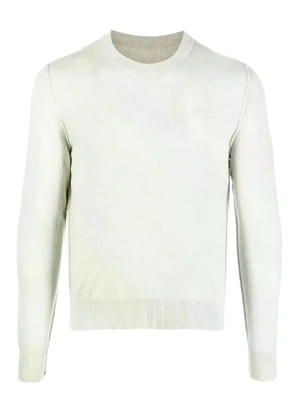 MAISON MARGIELA Crew-neck Cashmere Jumper - Green