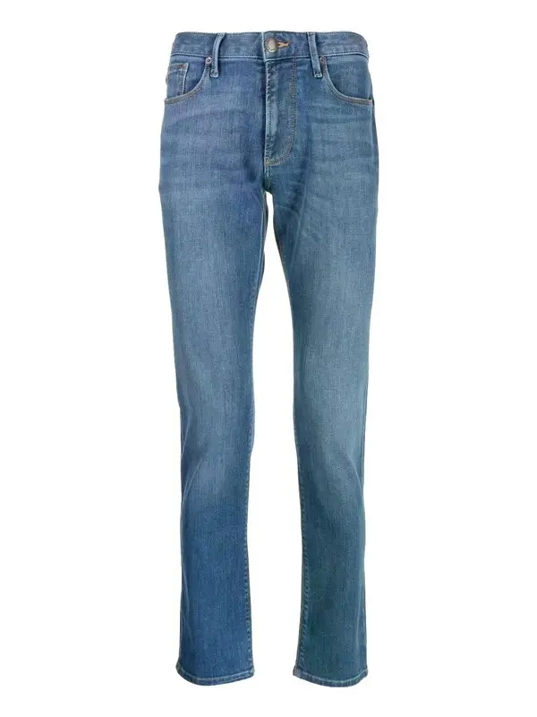 Emporio Armani Slim-cut Denim Jeans - Blue