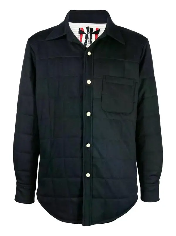 Thom Browne Lightweight Down Jacket - Blue