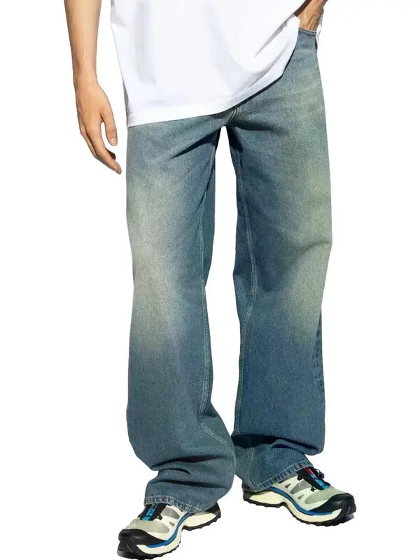 MAISON MARGIELA High-rise Straight-leg Jeans - Blue
