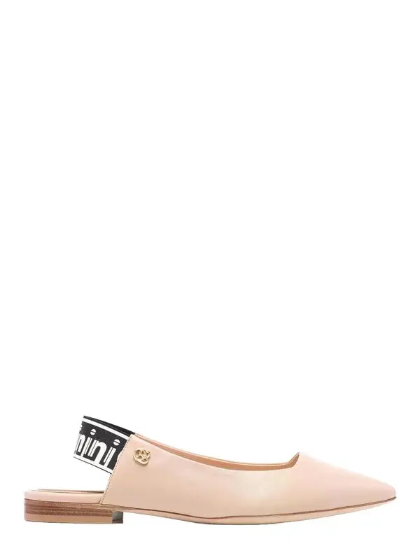 BALDININI Slingback Pointed Ballerinas - Neutrals