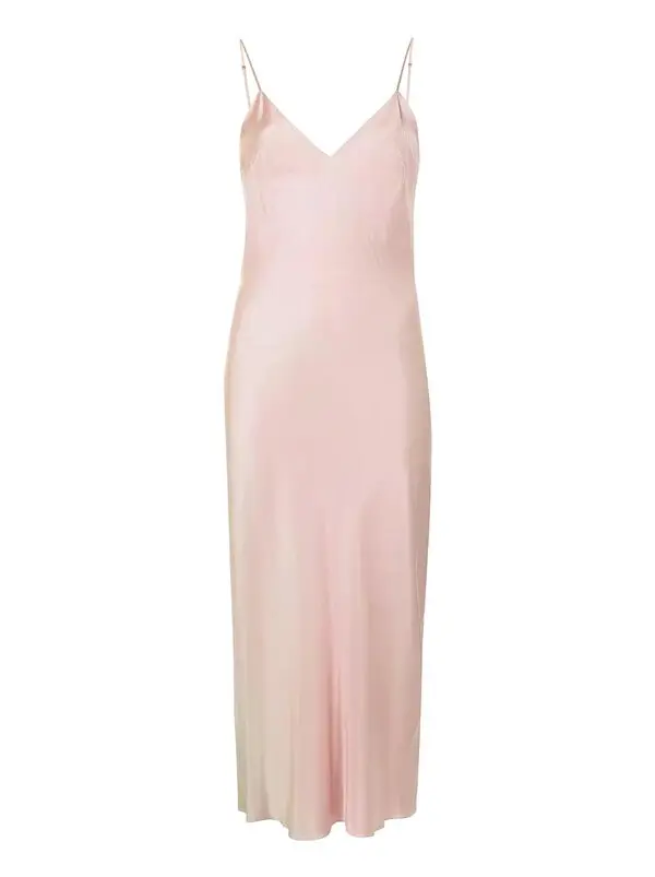 GILDA & PEARL Sophia Midi Slip Dress - Pink