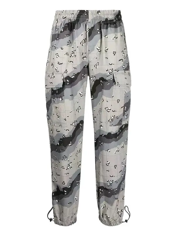 BILLIONAIRE BOYS CLUB Camouflage-print Cargo Trousers - Grey