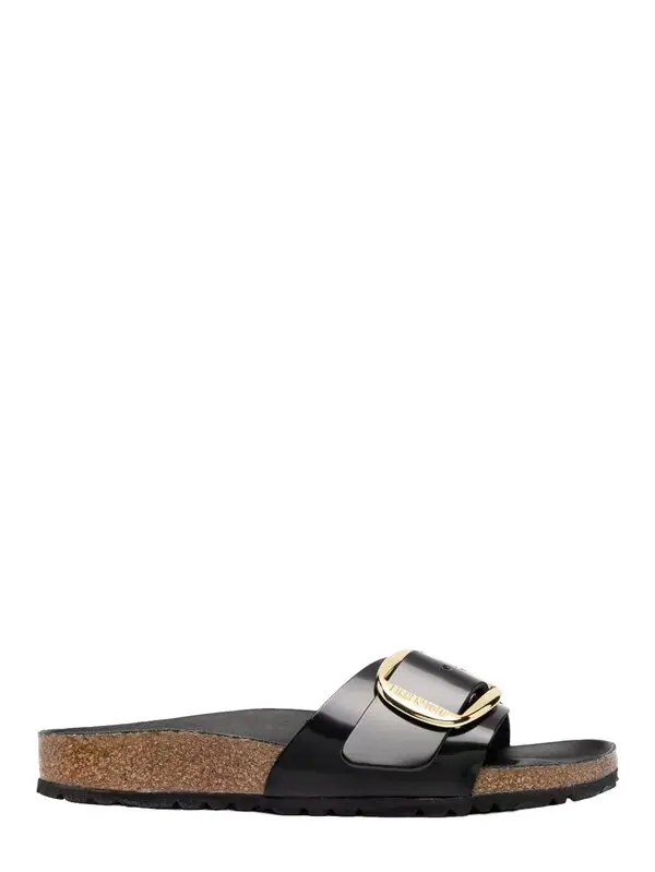 BIRKENSTOCK Madrid Big Buckle Sandals - Black