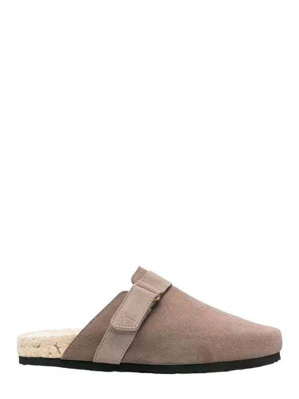 Manebí Suede Round-toe Mules - Brown