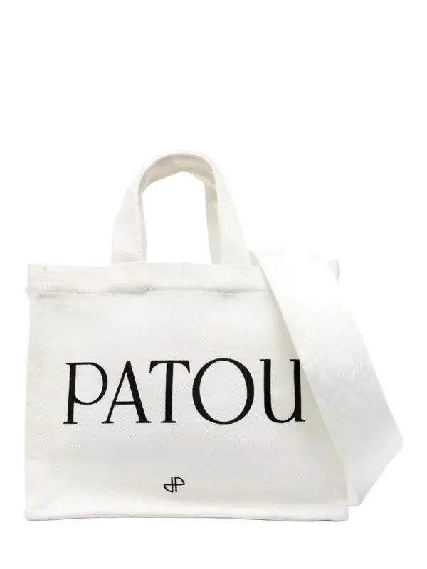PATOU Canvas Tote Bag - White