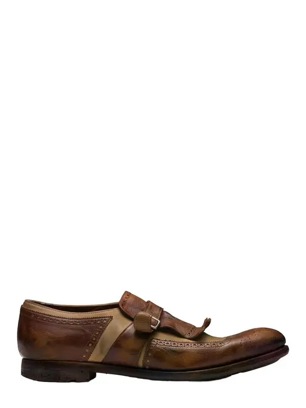 Church's Glace Monk Strap Shoes - Brown