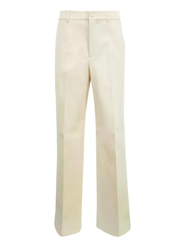 Moncler Flat-front Tailored Trousers - Neutrals