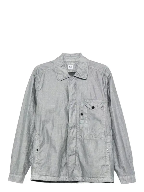 C.P. COMPANY Embroidered-logo Jacket - Grey