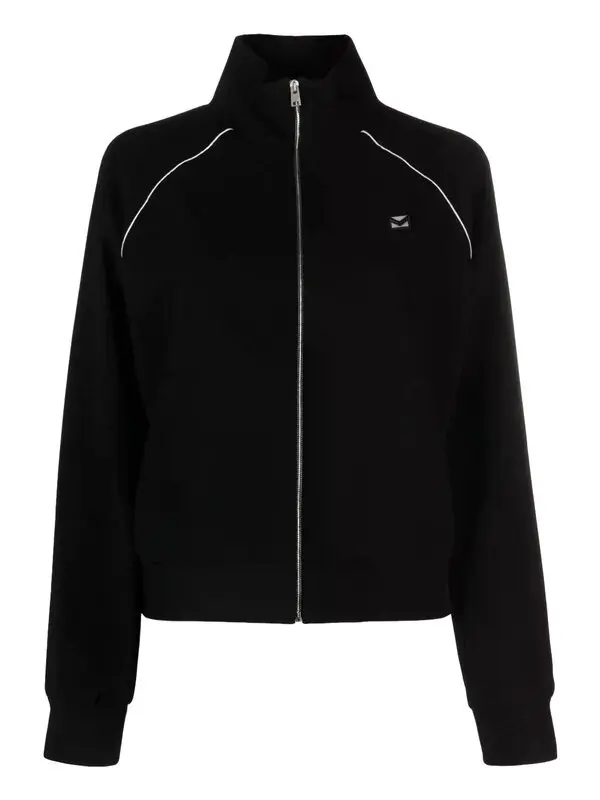 Tory Burch Crepe Track Jacket - Black