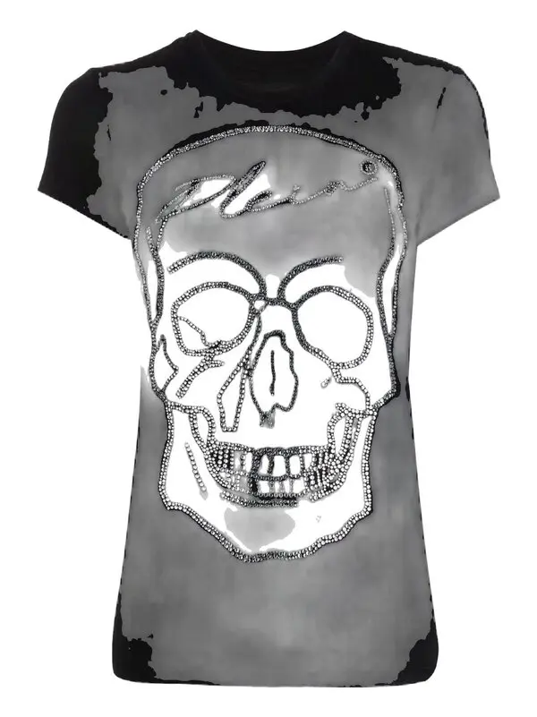 Philipp Plein Skull-detail Short-sleeved T-shirt - Black