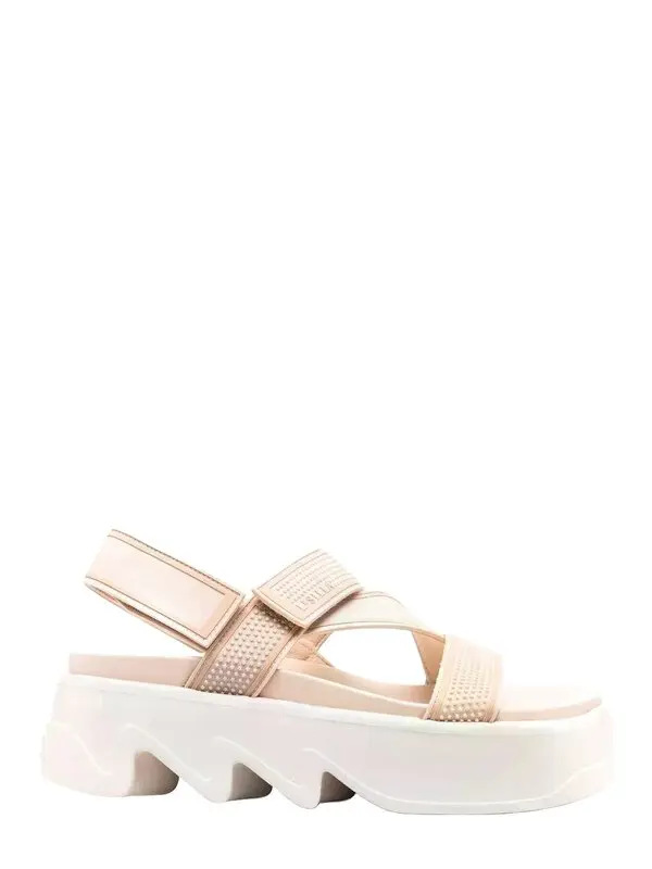 LE SILLA Platform Touch-strap Sandals - Neutrals