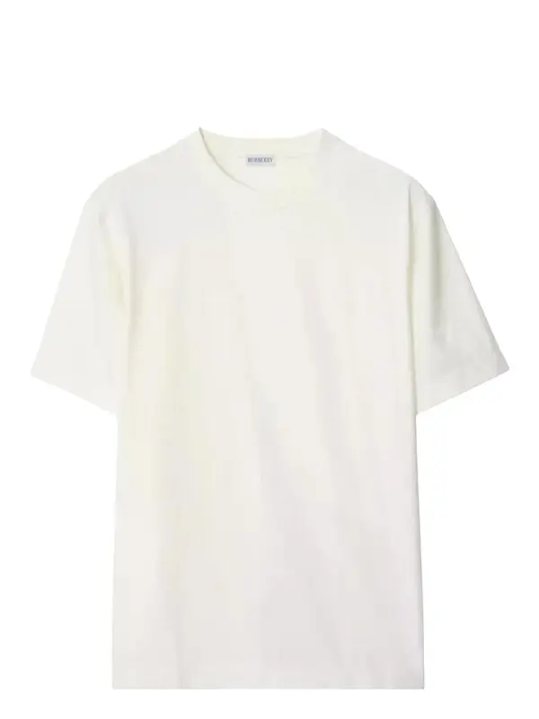 Burberry Equestrian Knight Cotton T-shirt - Neutrals