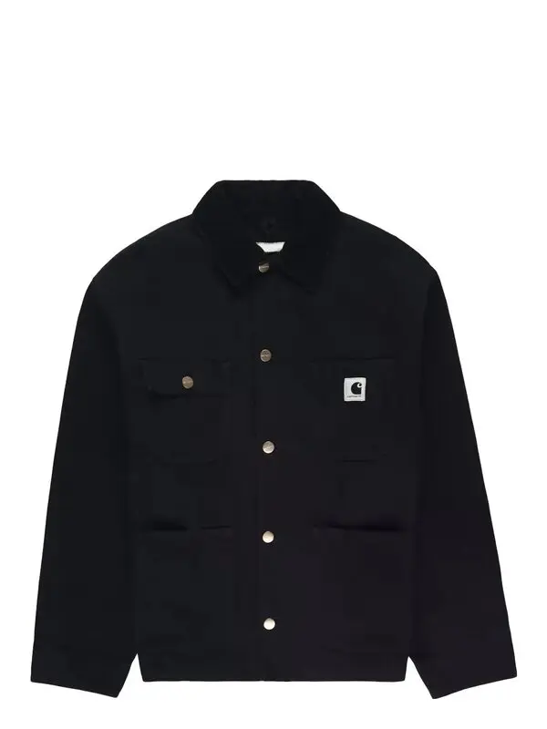 Carhartt Work In Progress Logo-patch Cotton Shirt Jacket - Black