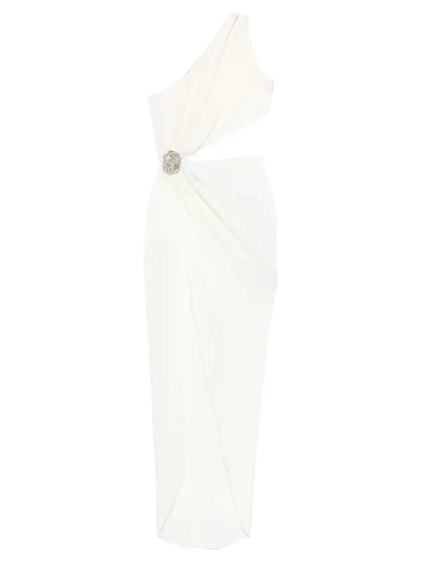 Amen One-shoulder Mini Dress - Neutrals