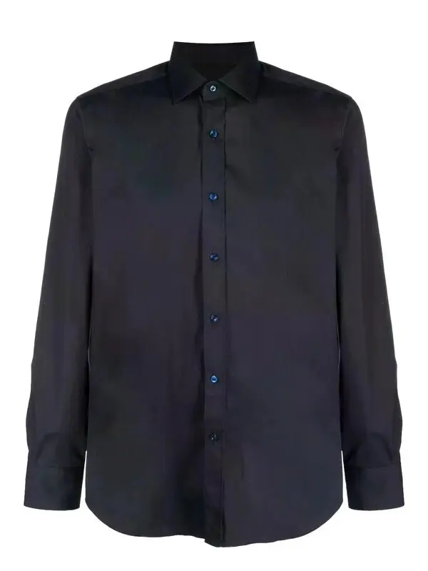 BARBA NAPOLI Long-sleeve Shirt - Blue