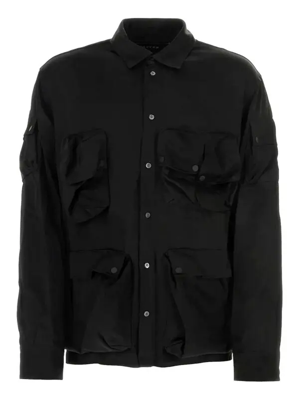BOTTER Cargo-pocket Button-up Shirt - Black
