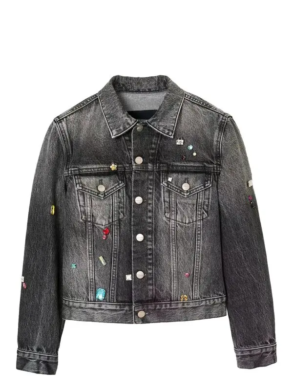 Marc Jacobs The Charm Shrunken Trucker Jacket - Black