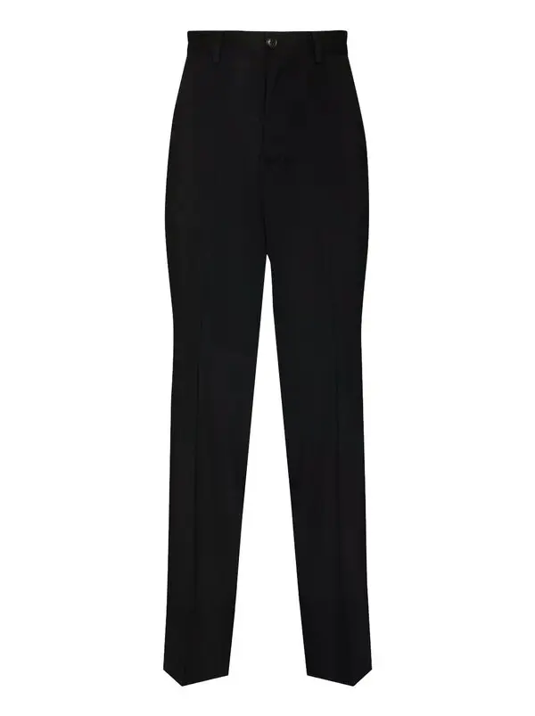 Our Legacy Straight-leg Wool Chinos - Black
