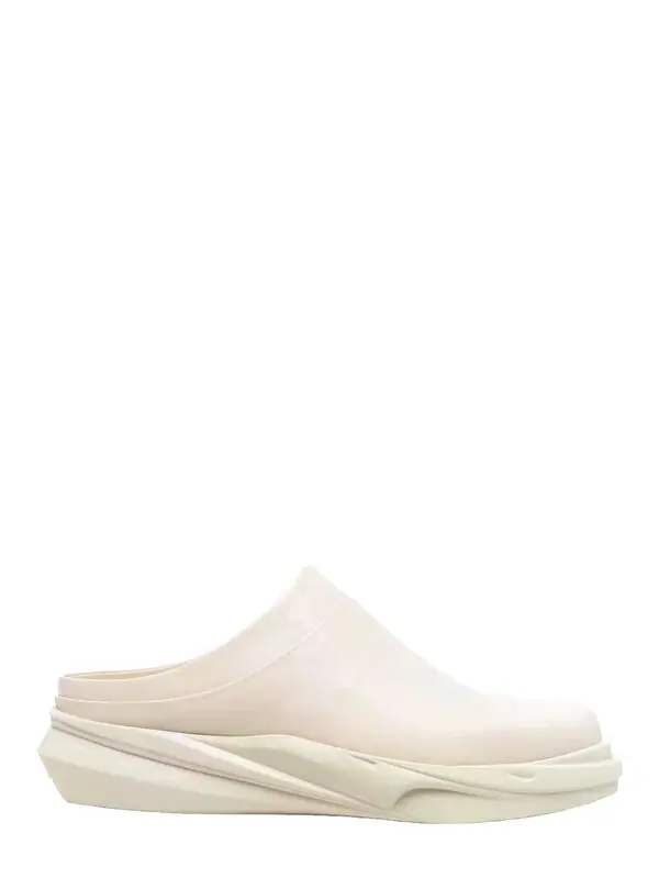1017 Alyx 9sm Round-toe Chunky-sole Slides - Neutrals