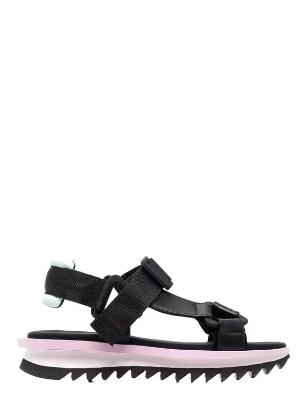 GREY MER Chunky Buckle-fastening Sandals - Black
