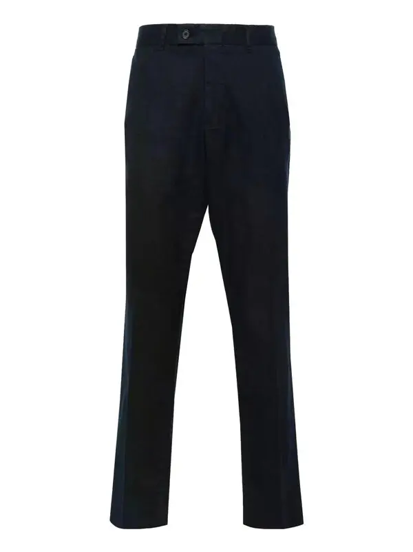 J. Lindeberg Lois Mid-rise Straight-leg Trousers - Blue