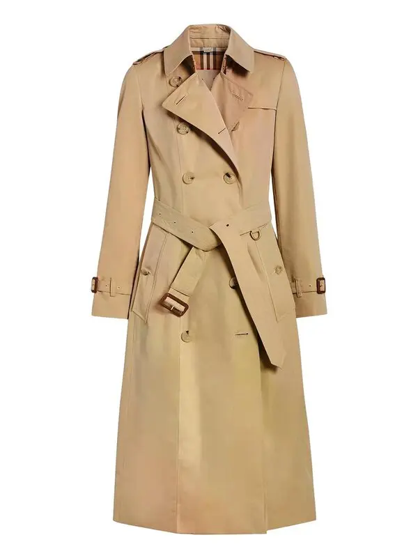 Burberry Chelsea Heritage Long Trench Coat - Neutrals