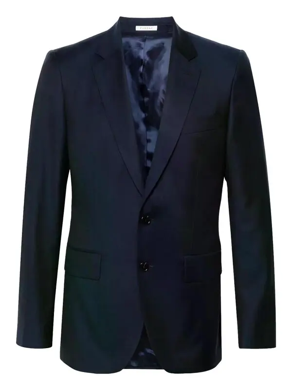 FURSAC Virgin Wool Blazer - Blue
