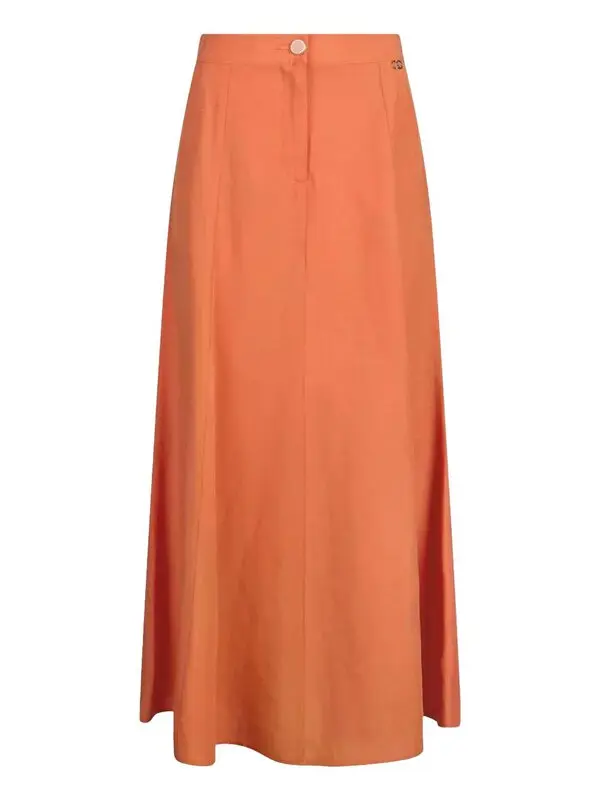 Liu Jo High-waisted Midi Skirt - Orange