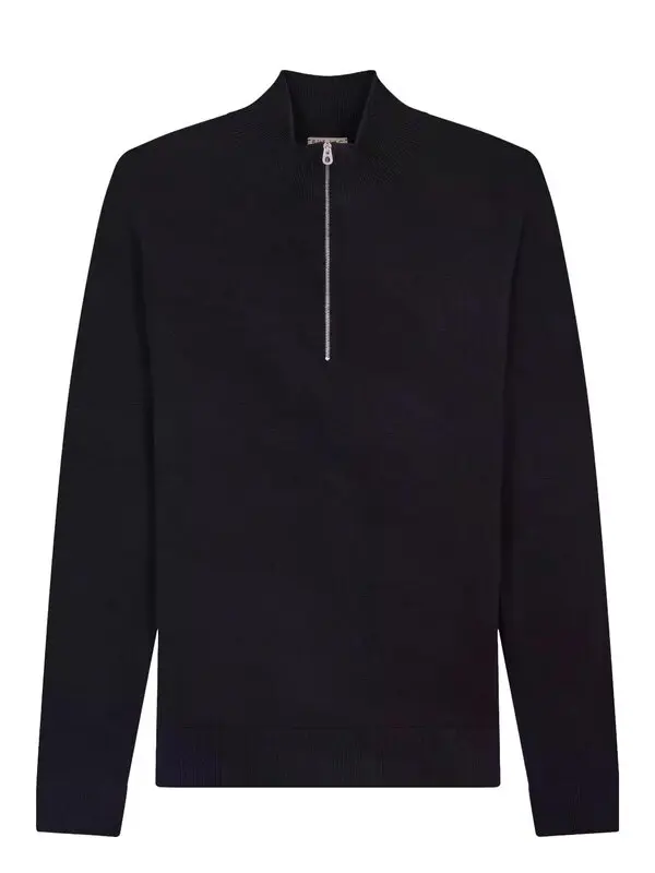FURSAC Fine-knit Merino Wool Jumper - Black