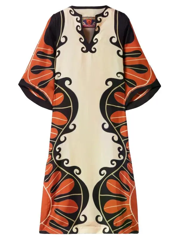 La DoubleJ X Mother The Kaftan Dress - Neutrals